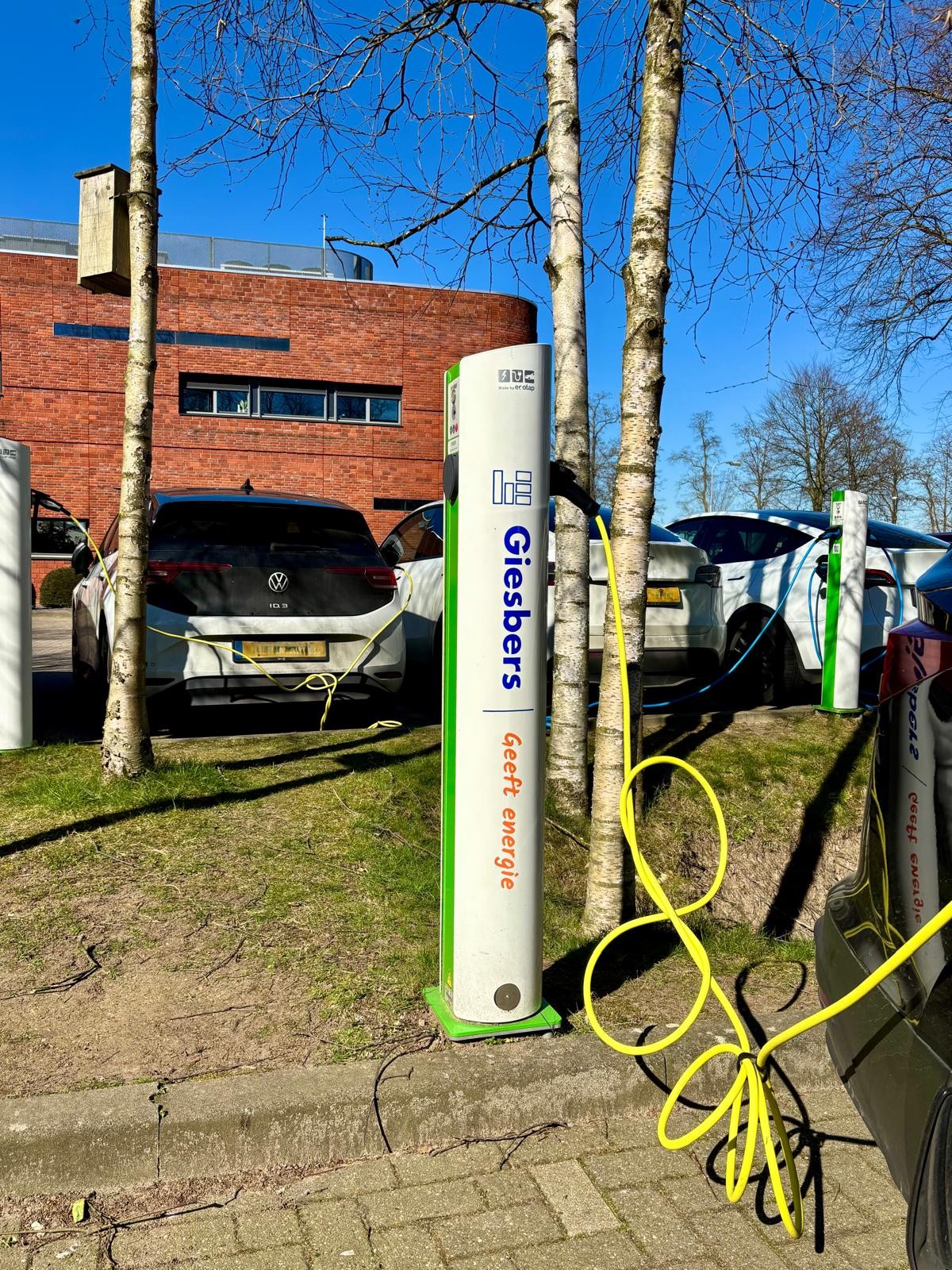 Leasepark Giesbers nu 100% elektrisch - Servicebouw